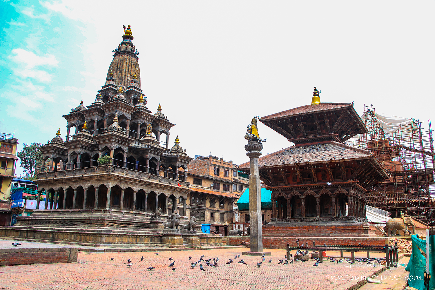 निषेधाज्ञा: सुनसान पाटन दरबार स्क्वायर क्षेत्र (फोटोफिचर) - अन्नपूर्ण ...